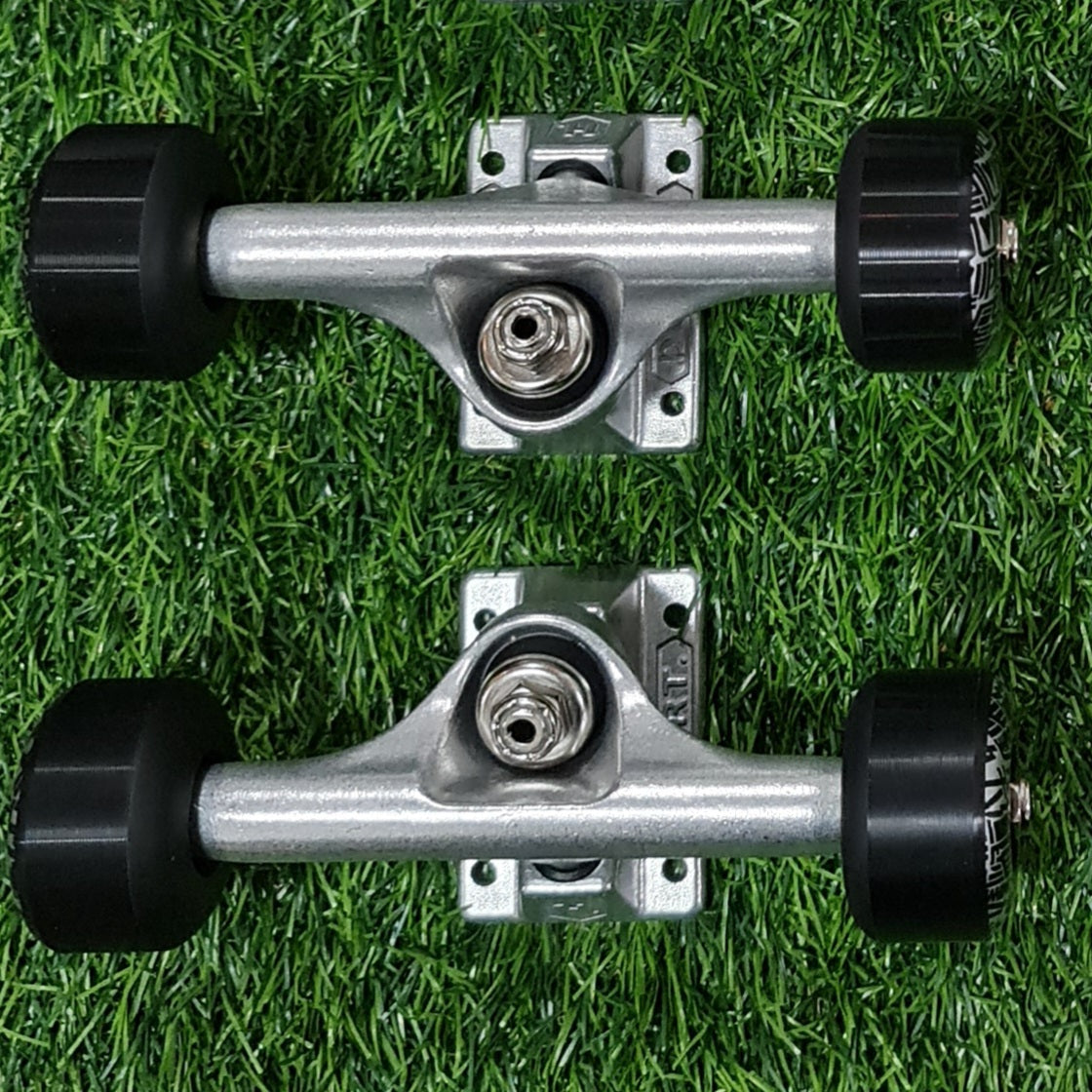 DBH - Quick Complete Skateboard Parts - Trucks + Wheels + Bearings + H ...