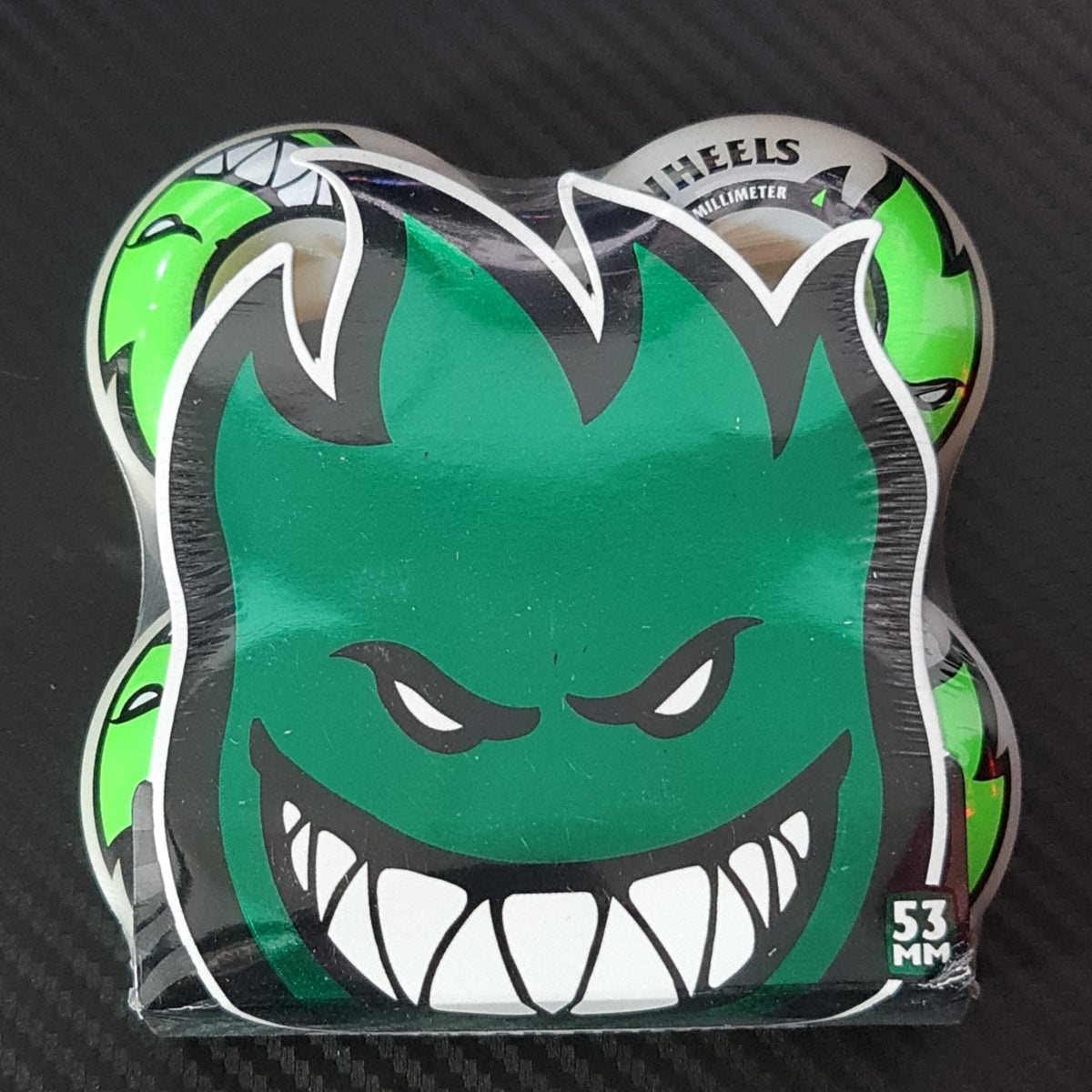 Spitfire - 53MM 99DU Classic Bighead Edition Green Skateboard Wheels ...