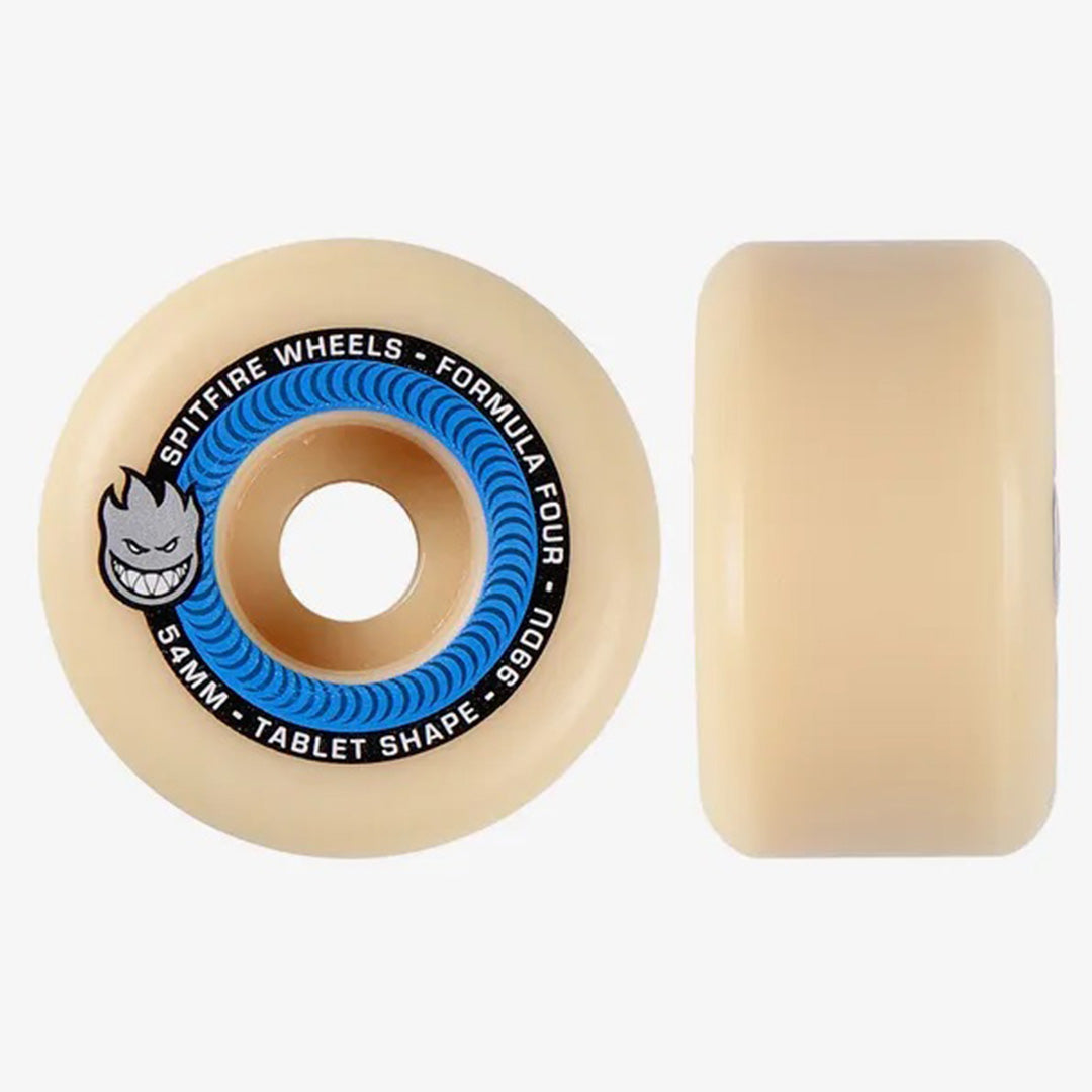 Spitfire - 54MM 99DU Formula Four Tablets Blue Skateboard Wheels – SHOP ...